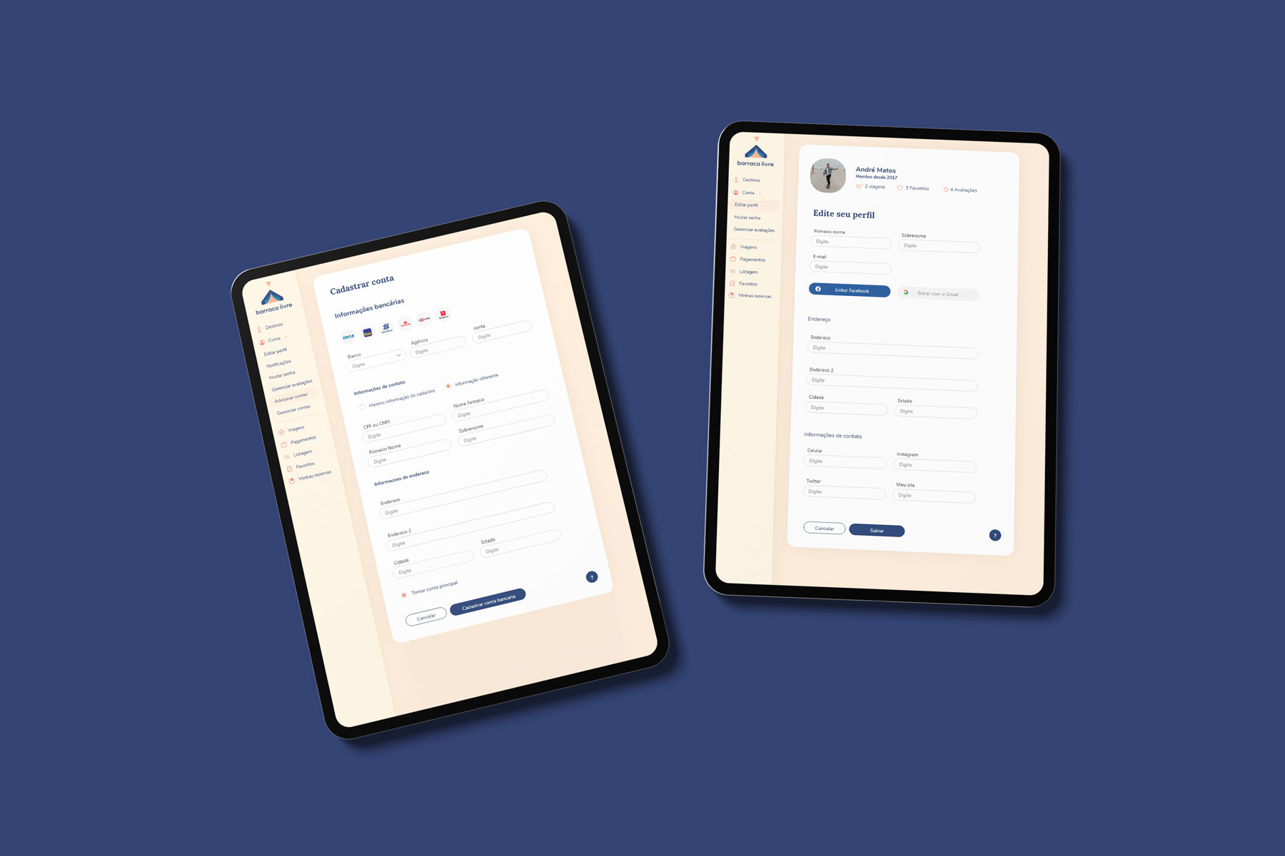 ipad-ux-design-barraca-livre - Visceral Design
